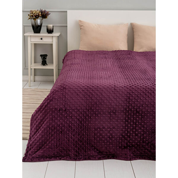 Çift Kişilik Tomurcuk Desenli Well Soft Battaniye 200x220 Cm