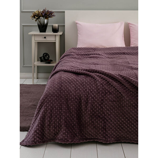 Çift Kişilik Tomurcuk Desenli Well Soft Battaniye 200x220 Cm