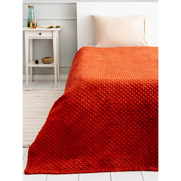 Tek Kişilik Tomurcuk Desenli Well Soft Battaniye 150x220 Cm