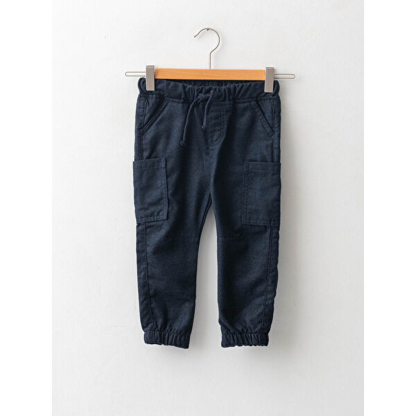 Beli Lastikli Basic Erkek Bebek Jogger Pantolon Beli Lastikli Basic Erkek Bebek Jogger Pantolon