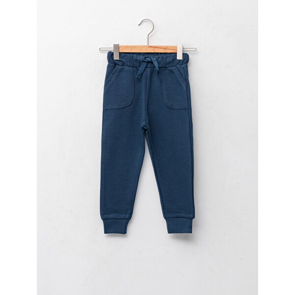 Beli Lastikli Basic Erkek Bebek Jogger Eşofman Altı Beli Lastikli Basic Erkek Bebek Jogger Eşofman Altı