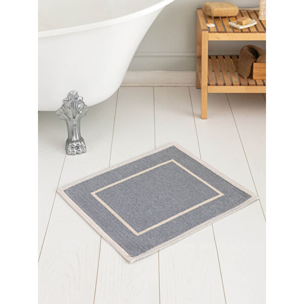 Desenli Pamuklu Banyo Paspası