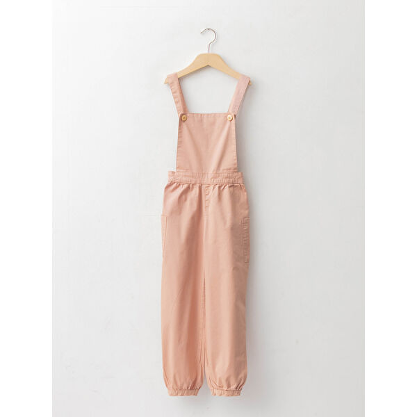 Kare Yaka Basic Askılı Gabardin Kız Çocuk Salopet Kare Yaka Basic Askılı Gabardin Kız Çocuk Salopet