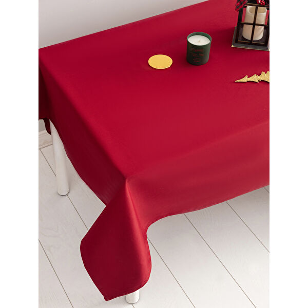 Yılbaşı Temalı Düz Buldan Masa Örtüsü 150x150 Cm Yılbaşı Temalı Düz Buldan Masa Örtüsü 150x150 Cm