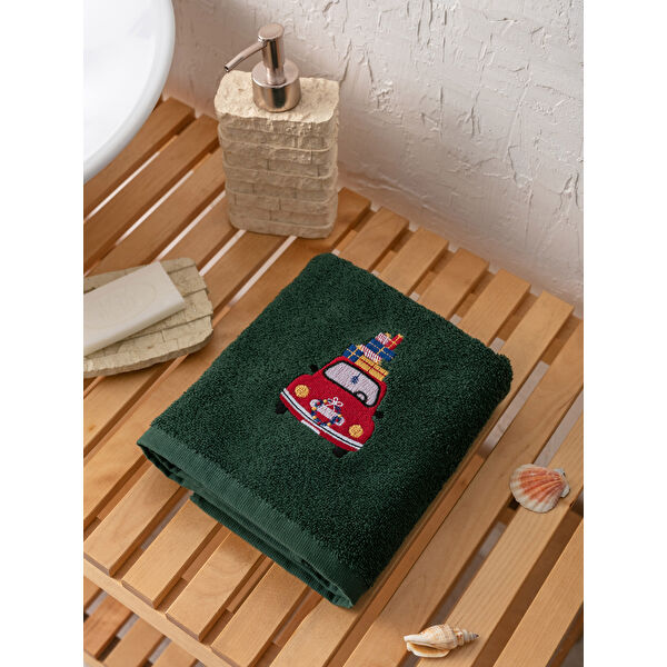 Nakış Detaylı Bukle Yüz Havlusu 50x80 Cm Nakış Detaylı Bukle Yüz Havlusu 50x80 Cm