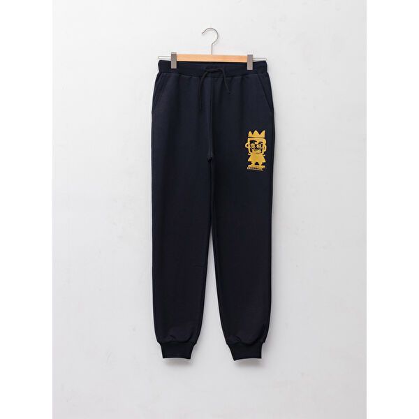Beli Lastikli Baskılı Erkek Çocuk Jogger Eşofman Altı Beli Lastikli Baskılı Erkek Çocuk Jogger Eşofman Altı