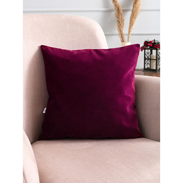 Düz Kadife Kırlent Kılıfı 45x45 Cm