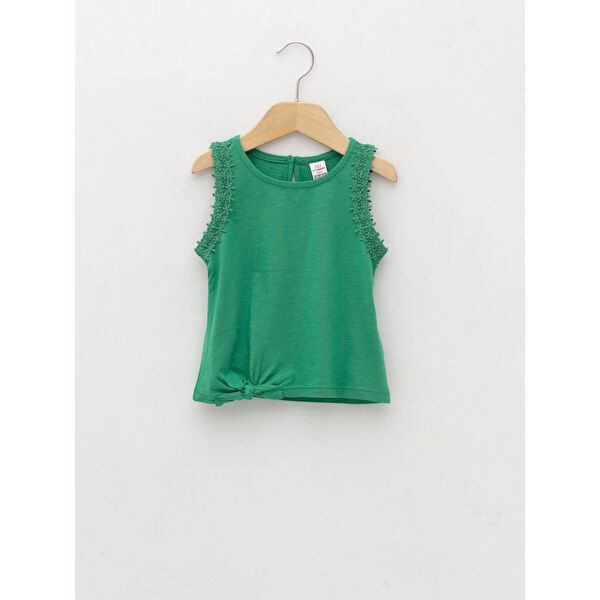 Bisiklet Yaka Basic Pamuklu Kız Bebek Atlet Bisiklet Yaka Basic Pamuklu Kız Bebek Atlet