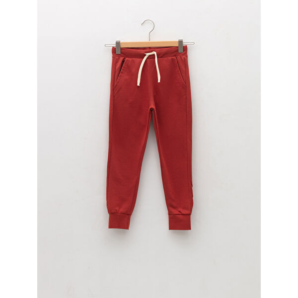 Beli Lastikli Basic Erkek Çocuk Jogger Eşofman Altı Beli Lastikli Basic Erkek Çocuk Jogger Eşofman Altı