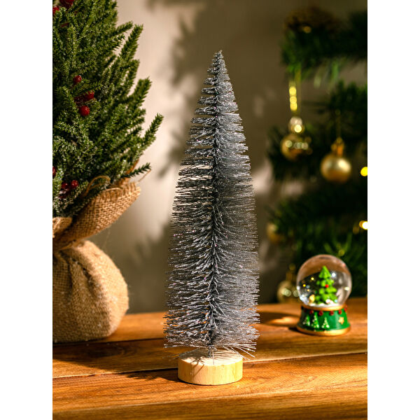 Çam Ağacı Şeklinde Dekoratif Süs 7x7x25 Cm