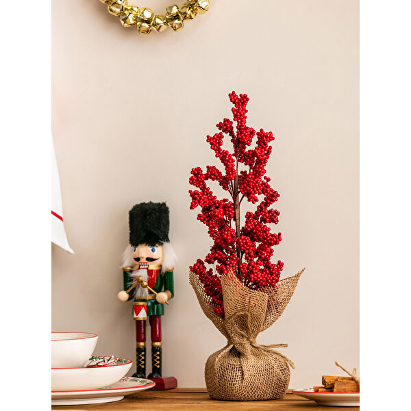 Yılbaşı Temalı Yapay Çiçek 44 Cm Yılbaşı Temalı Yapay Çiçek 44 Cm