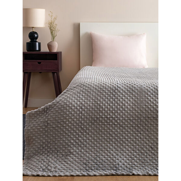 Wellsoft Tomurcuk Desenli Tek Kişilik Battaniye 150x220 Cm