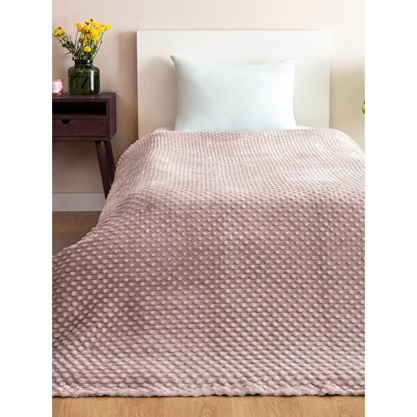 Wellsoft Tomurcuk Desenli Tek Kişilik Battaniye 150x220 Cm