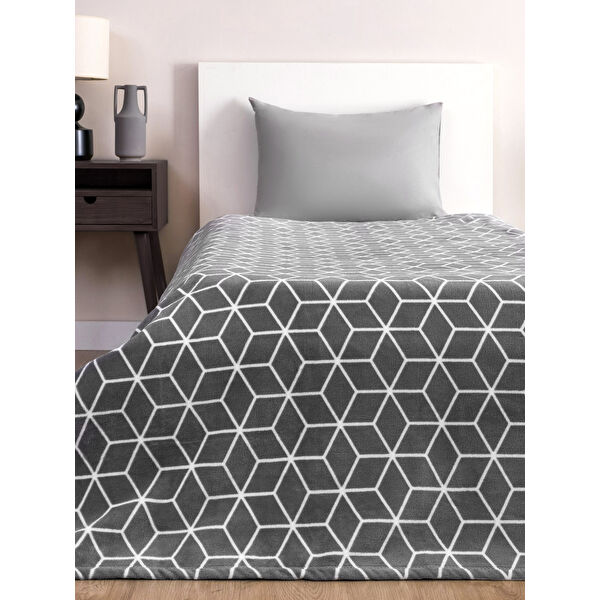 Desenli Tek Kişilik Battaniye 150x220 Cm