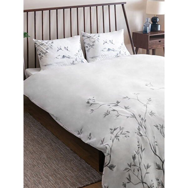 Desenli Dokuma Çift Kişilik Nevresim Seti