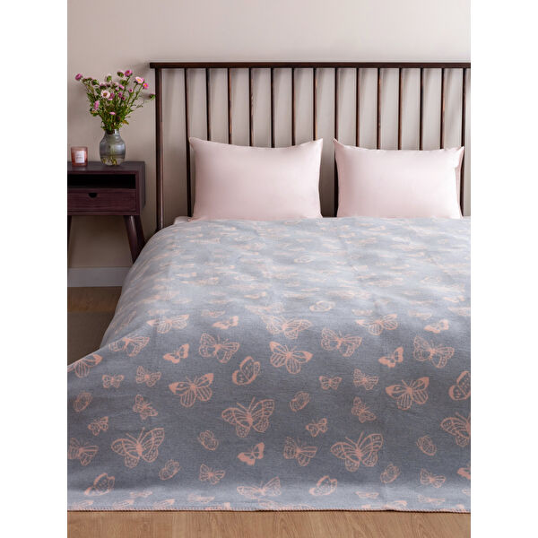 Desenli Çift Kişilik Battaniye 200x220 Cm