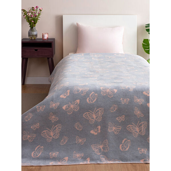 Desenli Tek Kişilik Battaniye 150x200 Cm