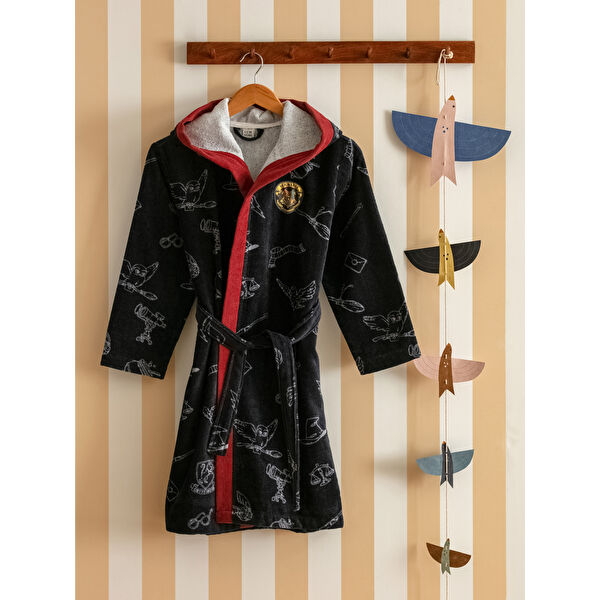 Harry Potter Lisanslı Erkek Çocuk Kapüşonlu Bornoz Harry Potter Lisanslı Erkek Çocuk Kapüşonlu Bornoz