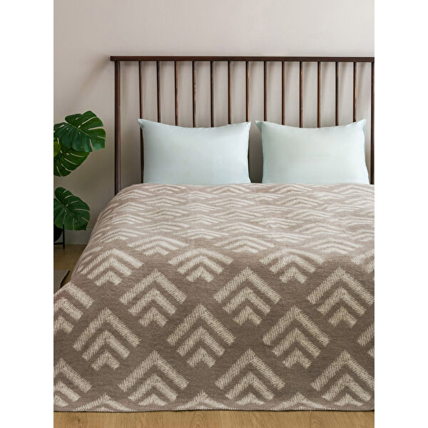 Desenli Çift Kişilik Battaniye 200x220 Cm