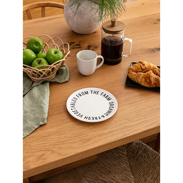 Baskılı Seramik Pasta Tabağı 19 Cm Baskılı Seramik Pasta Tabağı 19 Cm