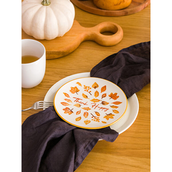 Baskılı Seramik Pasta Tabağı 16 Cm Baskılı Seramik Pasta Tabağı 16 Cm