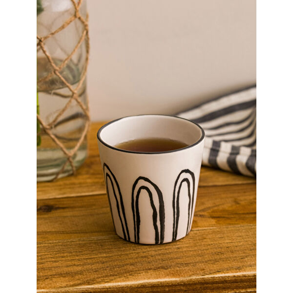 Desenli Seramik Bardak 250 Ml