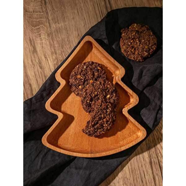 Yılbaşı Temalı Ahşap Çerezlik 17x21 Cm Yılbaşı Temalı Ahşap Çerezlik 17x21 Cm