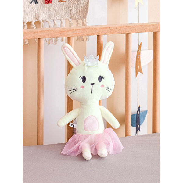 Dolgulu Nakışlı Bebek Kırlent 42 cm Dolgulu Nakışlı Bebek Kırlent 42 cm