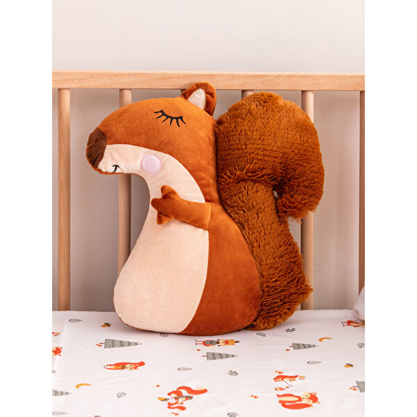 Dolgulu Sincap Bebek Kırlent 38 Cm Dolgulu Sincap Bebek Kırlent 38 Cm