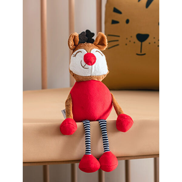 Nakışlı Dolgulu Pelüş Bebek Kırlent 38 Cm Nakışlı Dolgulu Pelüş Bebek Kırlent 38 Cm