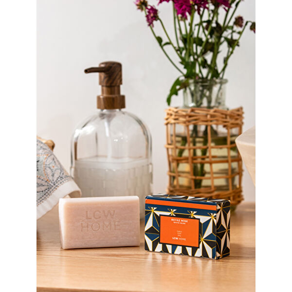 Beyaz Misk Kokulu Katı Sabun 100 Gr