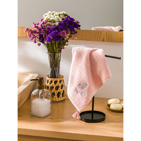 Nakışlı Pamuklu El Havlusu 30x50 Cm