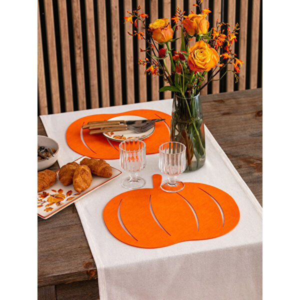 Balkabağı Şeklinde Amerikan Servis 2'li Balkabağı Şeklinde Amerikan Servis 2'li