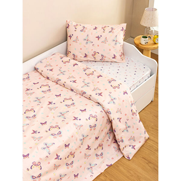 Kelebek Desenli Çocuk Nevresim Takımı Kelebek Desenli Çocuk Nevresim Takımı