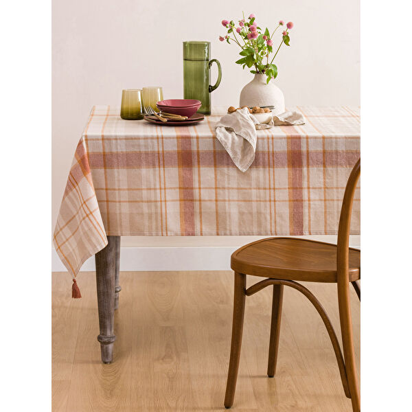 Ekose Desenli Masa Örtüsü 150x200 Cm