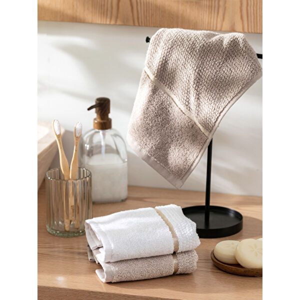 Düz Pamuklu El Havlusu 3'lü 30x50 Cm