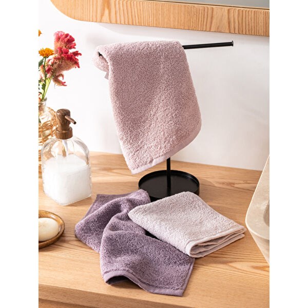 Düz Pamuklu El Havlusu 3'lü 30x50 Cm