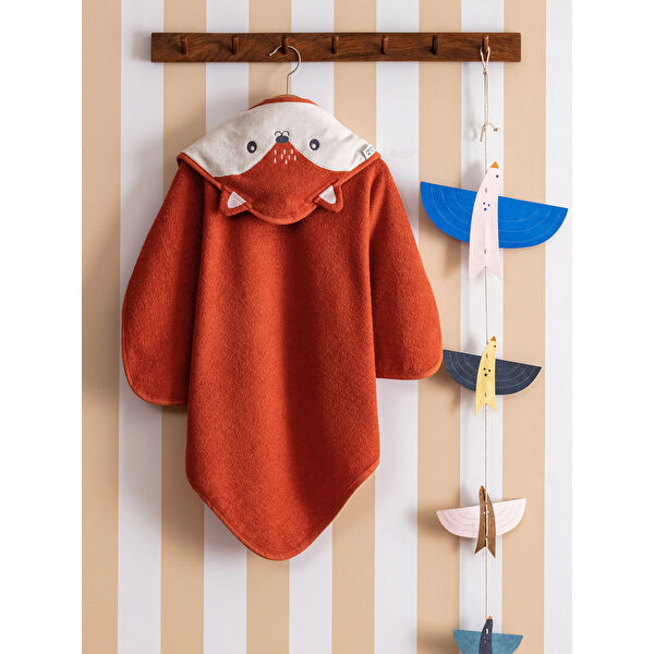 Nakışlı Pamuklu Bebek Banyo Havlusu 75x75 Cm Nakışlı Pamuklu Bebek Banyo Havlusu 75x75 Cm