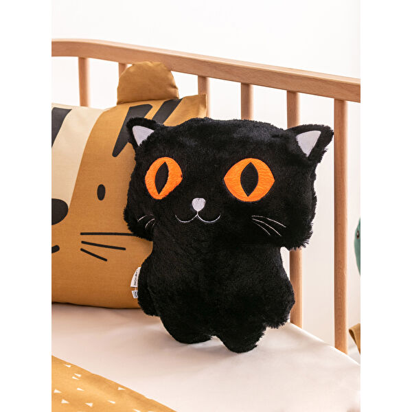 Dolgulu Kedi Bebek Kırlent 32 Cm Dolgulu Kedi Bebek Kırlent 32 Cm
