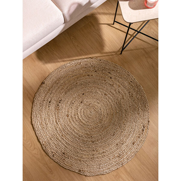 Jüt Yuvarlak Halı 90x90 Cm Jüt Yuvarlak Halı 90x90 Cm