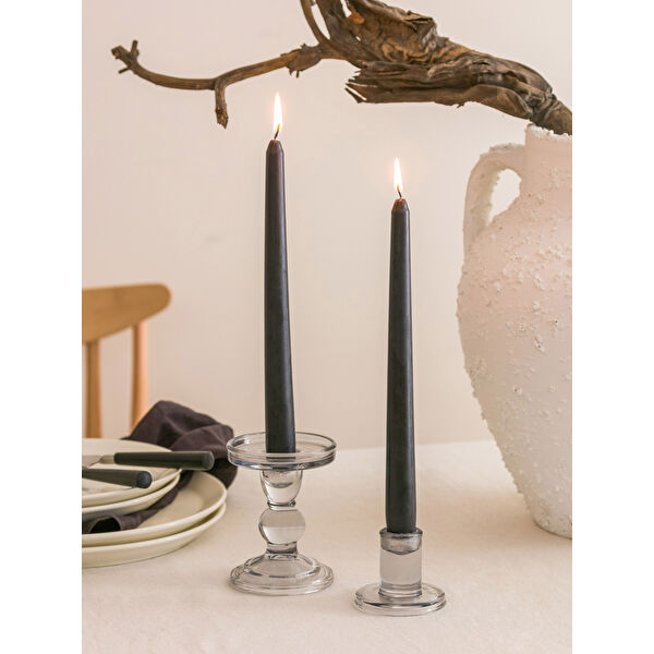 Dekoratif Şamdan Mum 2'li