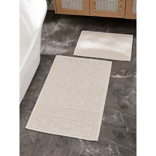 Desenli Banyo Paspası 2'li