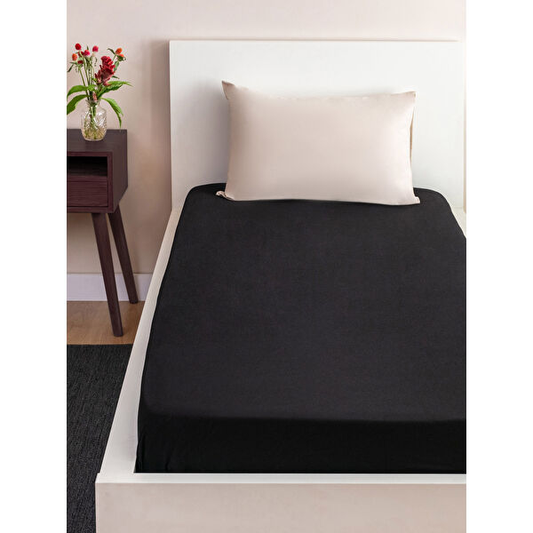 Düz Lastikli Tek Kişilik Çarşaf 120x200x30 Cm Düz Lastikli Tek Kişilik Çarşaf 120x200x30 Cm