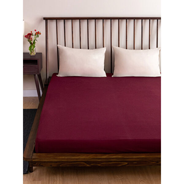 Düz Pamuklu Lastikli Çift Kişilik Çarşaf 160x200x30 Cm Düz Pamuklu Lastikli Çift Kişilik Çarşaf 160x200x30 Cm