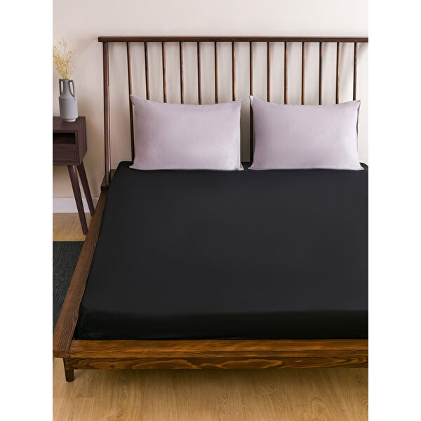 Düz Pamuklu Çift Kişilik Lastikli Çarşaf 160x200x30 Cm Düz Pamuklu Çift Kişilik Lastikli Çarşaf 160x200x30 Cm