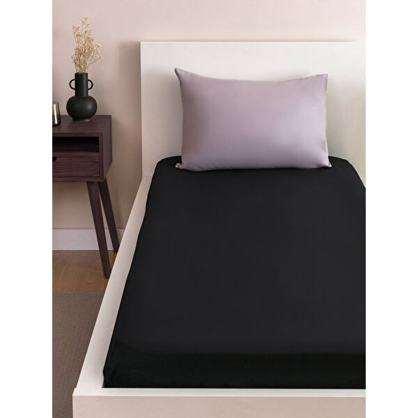 Düz Pamuklu Lastikli Tek Kişilik Çarşaf 100x200x30 Cm Düz Pamuklu Lastikli Tek Kişilik Çarşaf 100x200x30 Cm