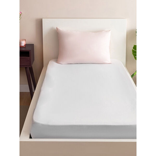 Düz Pamuklu Lastikli Tek Kişilik Çarşaf 100x200x30 Cm Düz Pamuklu Lastikli Tek Kişilik Çarşaf 100x200x30 Cm