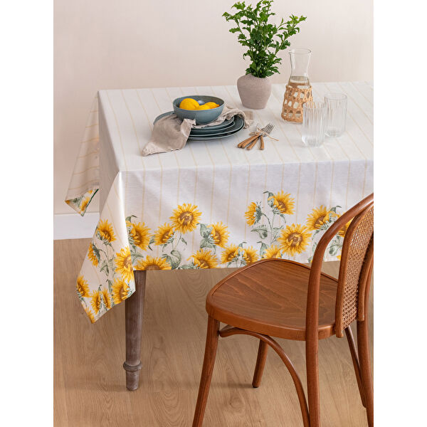 Ayçiçeği Desenli Masa Örtüsü 150x200 Cm