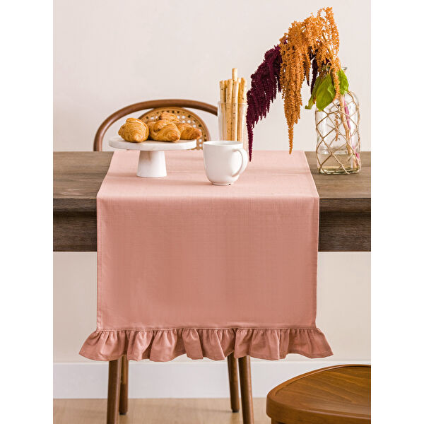 Fır Fır Detaylı Düz Runner 45x150 Cm Fır Fır Detaylı Düz Runner 45x150 Cm