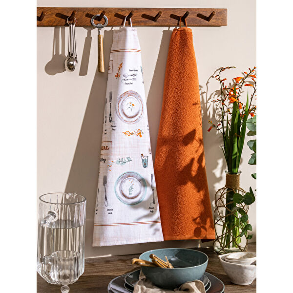 Baskılı Kurulama Bezi 2'li 40x60 Cm Baskılı Kurulama Bezi 2'li 40x60 Cm